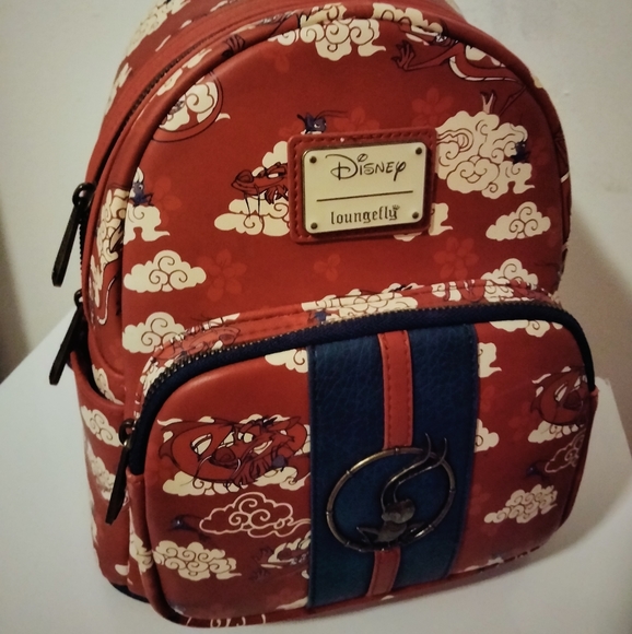 Loungefly | Bags | Disney Loungefly Mulan Mini Backpack And Wallet ...